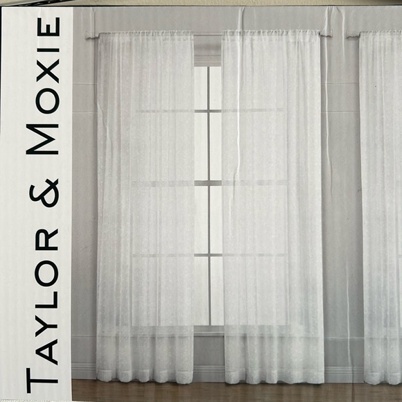 taylor & moxie | Accents | Taylor Moxie Window Curtain Panels | Poshmark